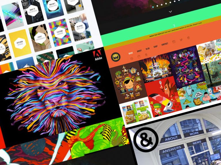34 portafolios brillante de diseño interactivo para inspirarte