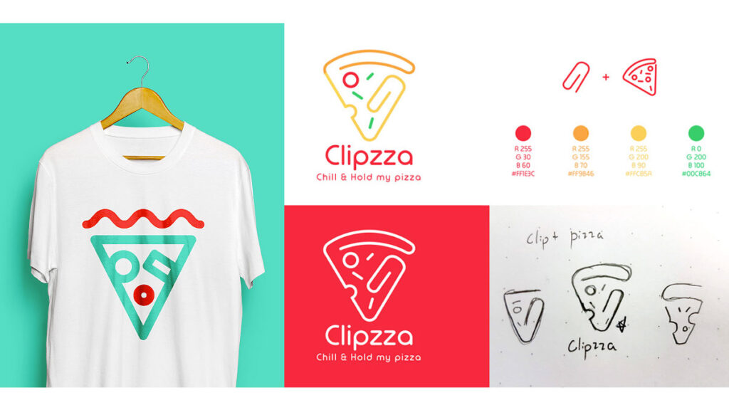 80 Mejores diseños de logotipos para Pizza para Inspirarte y descargar
