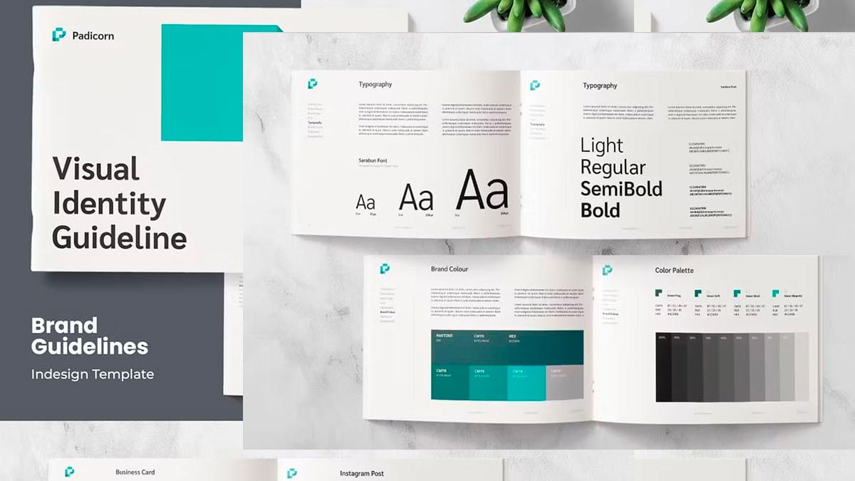 25 plantillas de manuales de marca destacadas para 2026