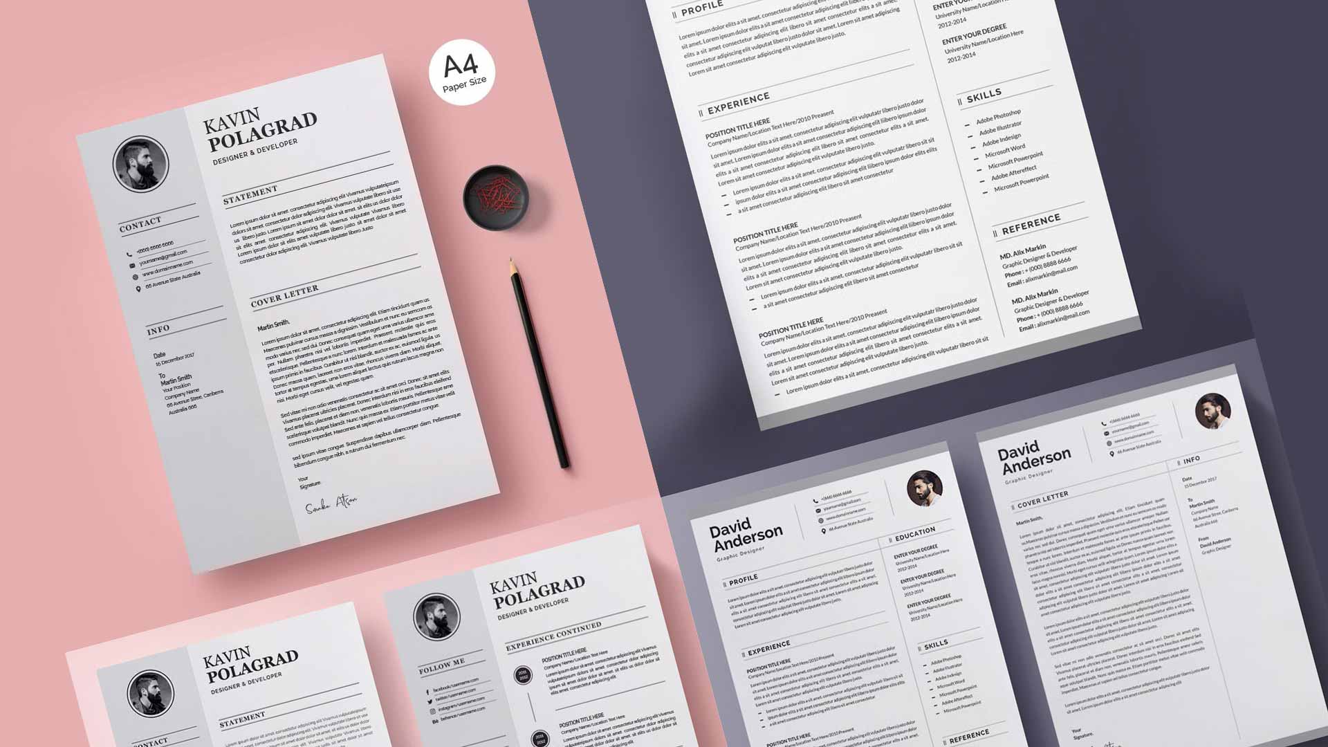 Plantillas de CV profesionales: Los 20 mejores CV